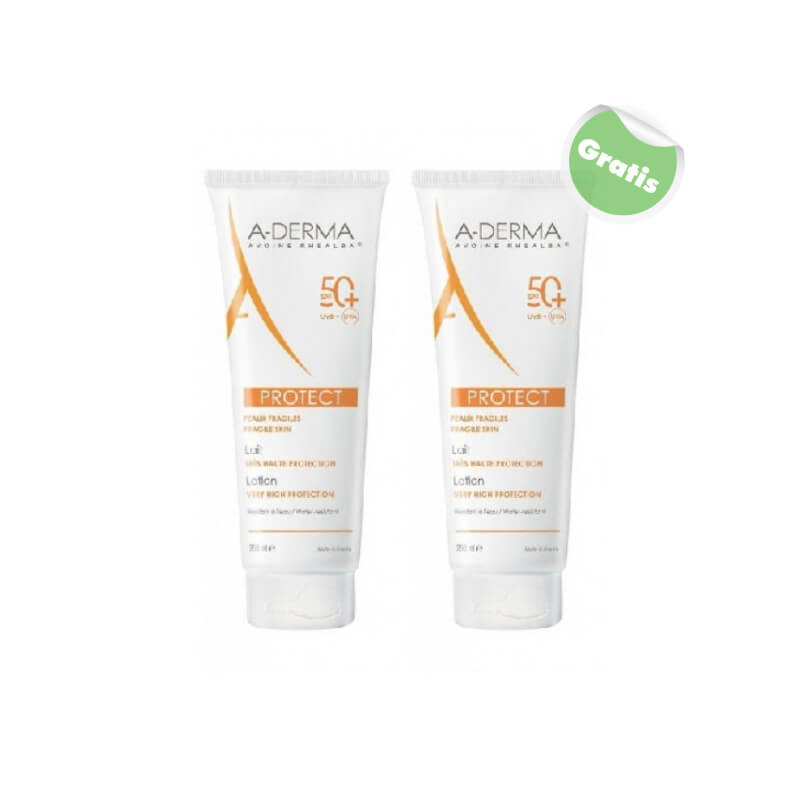 A-derma PROTECT mleko za odrasle SPF 50+ 250ml + 1 pakovanje gratis*