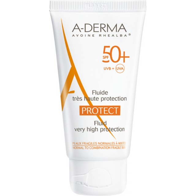 A-derma PROTECT fluid invisible SPF 50+ 40ml