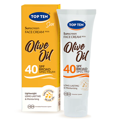 Top Ten Sun Olive face cream spf 40 50ml