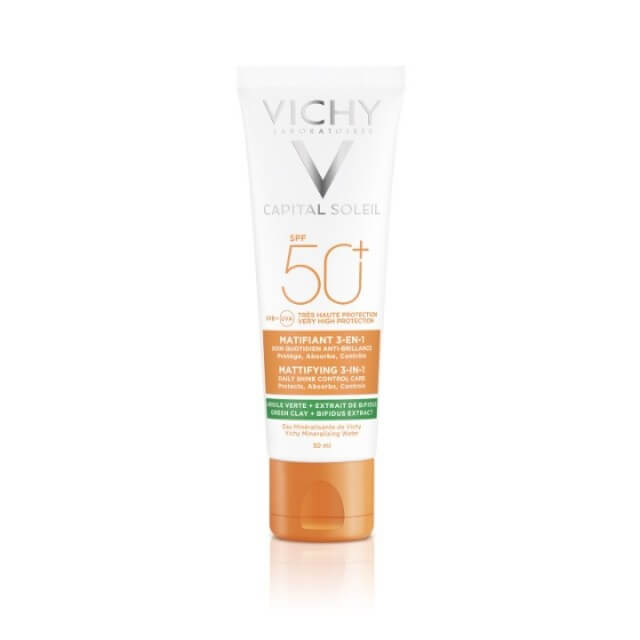 Vichy Capital Soleil Matirajuća krema 3u1 SPF 50+, 50 ml