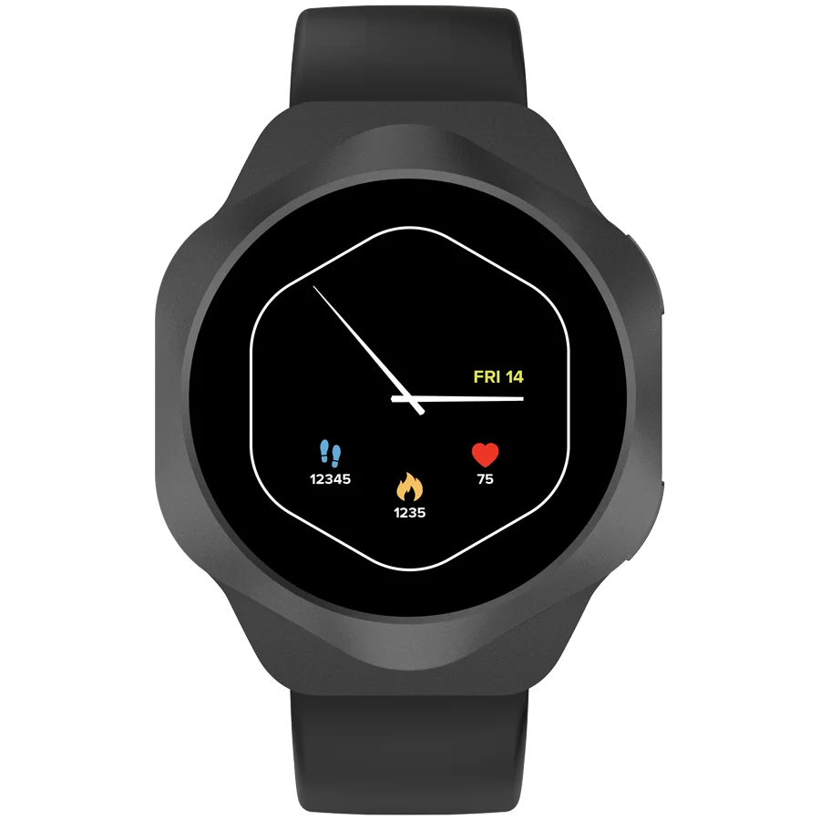 CANYON Smart Watch Hexagon 88 BT-CALL Black