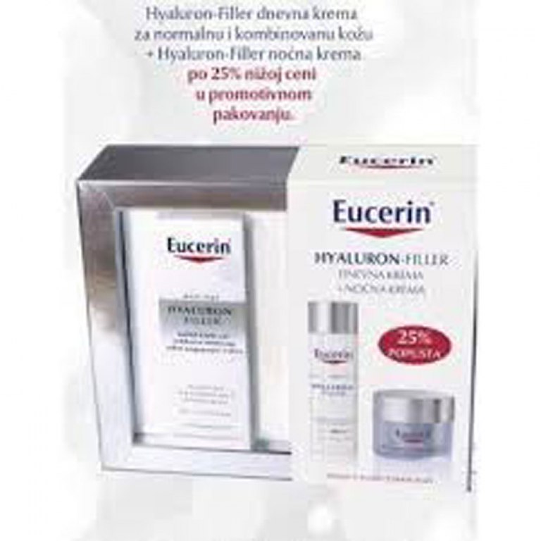 EUCERIN BOX HYALURON FILLER DNEVNA I NOĆNA KREMA (63924+63486)