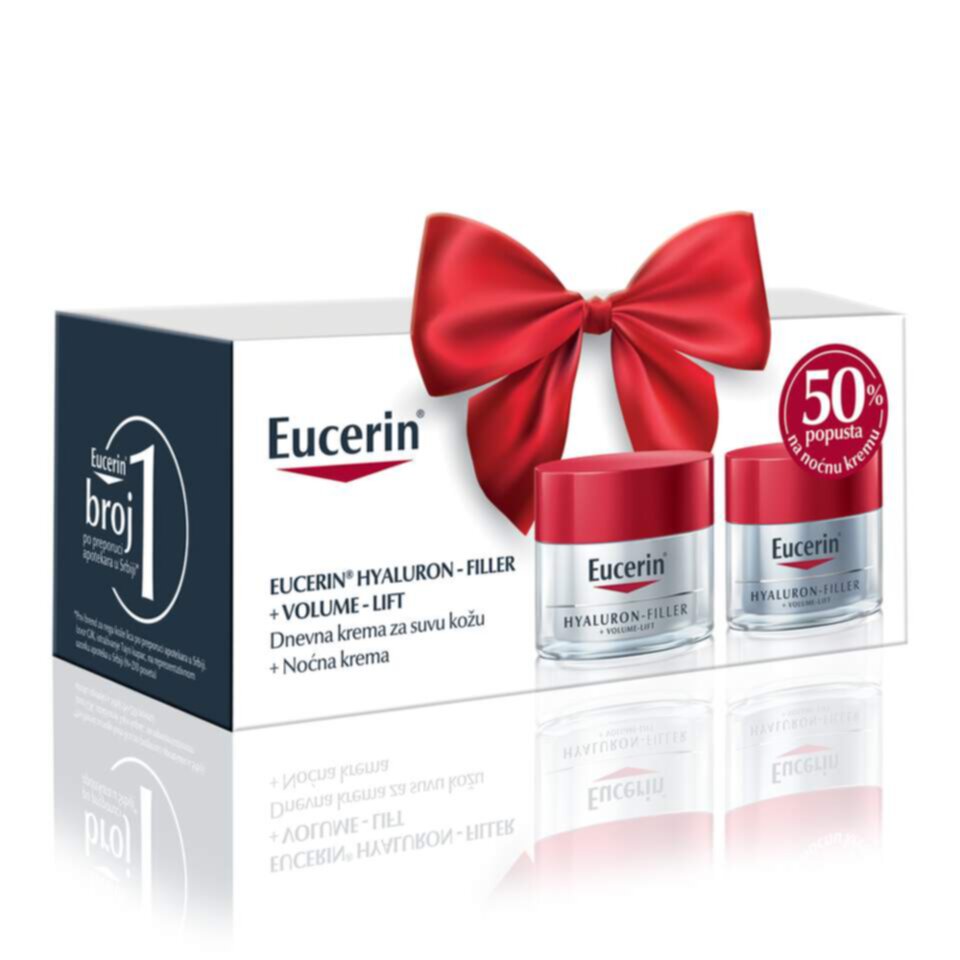 Eucerin Box Hyaluron-Filler Volume Lift dnevna i noćna krema sa 50% popusta