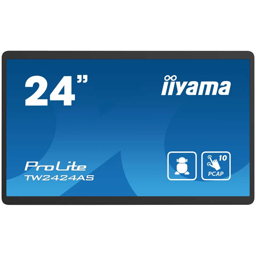 IIYAMA Monitor LED TW2424AS-B1 23.8” Full HD In-cell PCAP 10pt interactive Touch Panel PC with Android OS