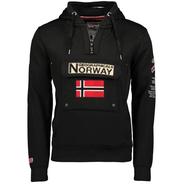 GEOGRAPHICAL NORWAY Duks sa kapuljačom gymclass dgreen db men 054 M