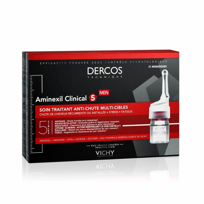 Vichy Dercos Aminexil clinical 5 ampule za muškarce A21