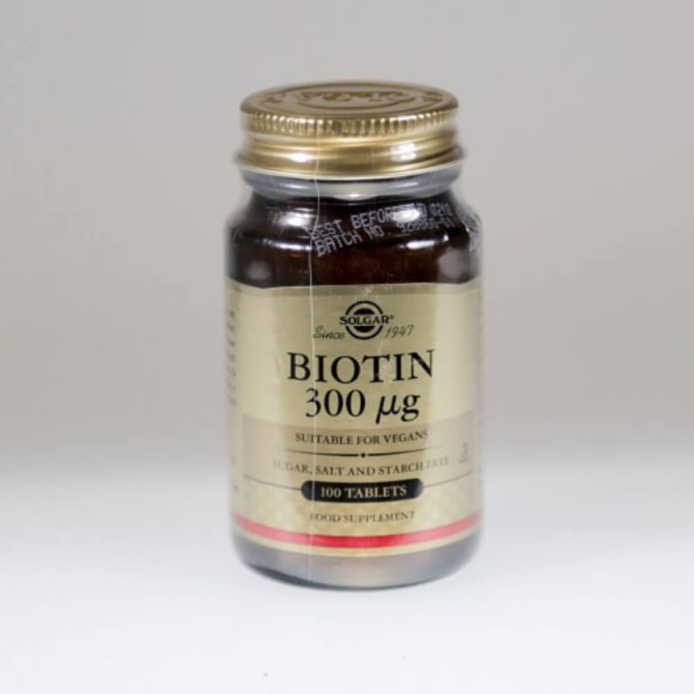 SOLGAR BIOTIN 0.3MG TBL A100