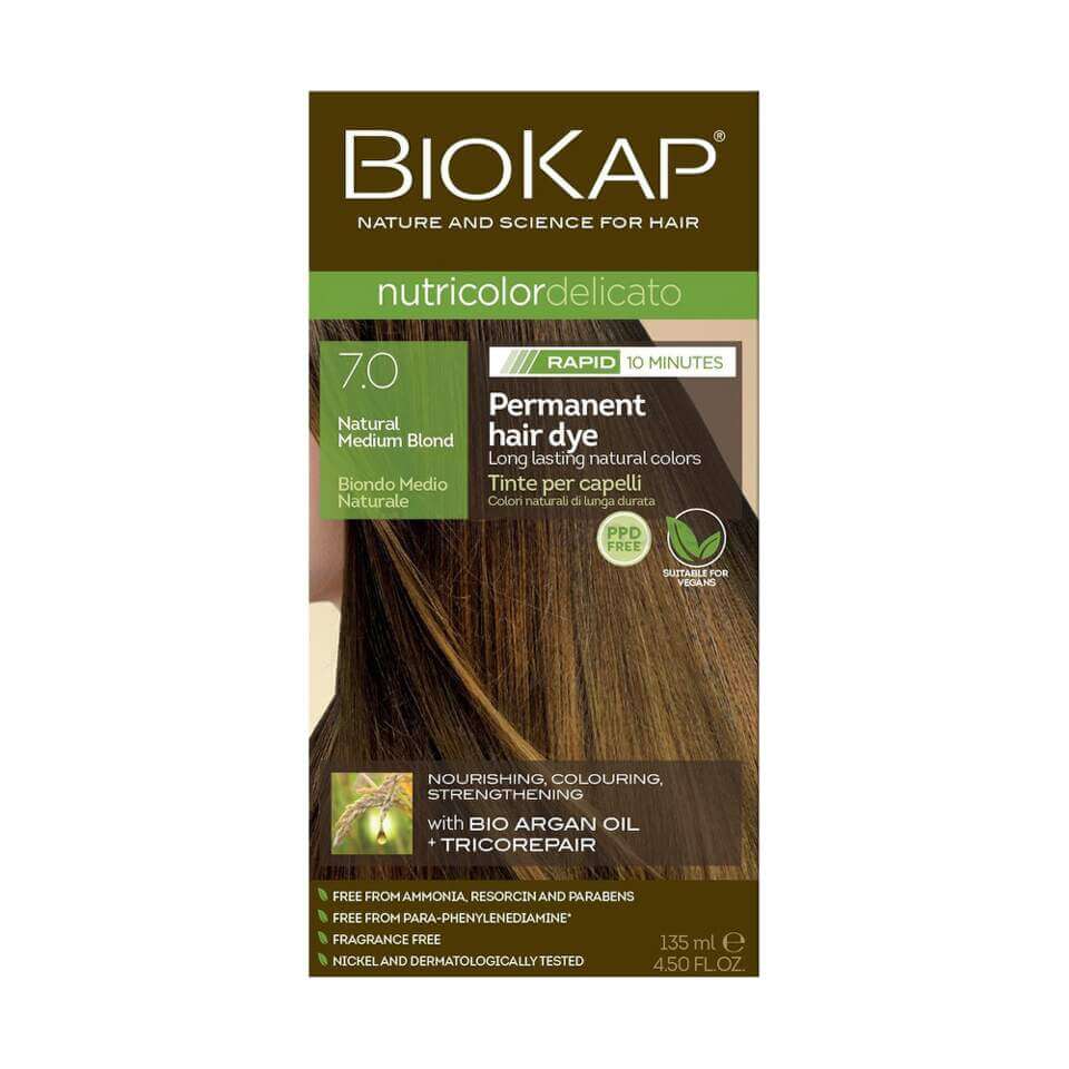 BIOKAP Delicato Rapid Farba za kosu 7.0