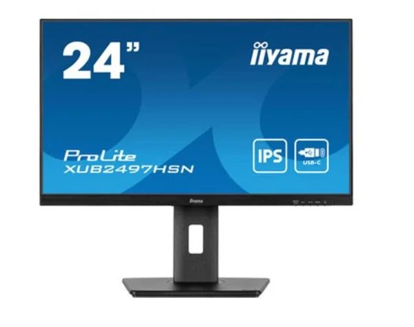 Monitor 23.8″ Iiyama XUB2497HSN-B2 IPS 1920X1080/100Hz/1ms/HDMI/DP/USB-C/zvučnik