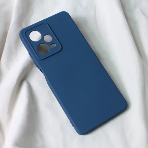 Futrola - maska Teracell Soft Velvet za Xiaomi Redmi Note 12 Pro 5G (EU) tamno plava