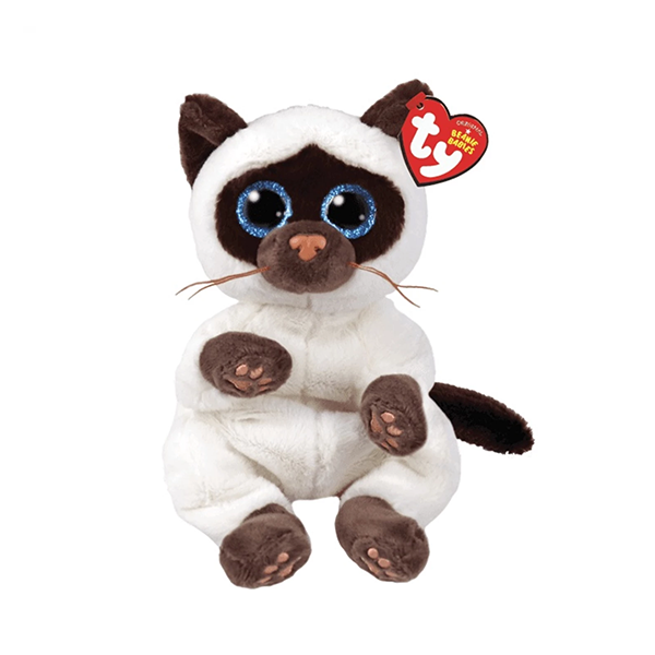 Plišana igračka Mačka Miso 20x8x11cm TY Beanie Babies 58162