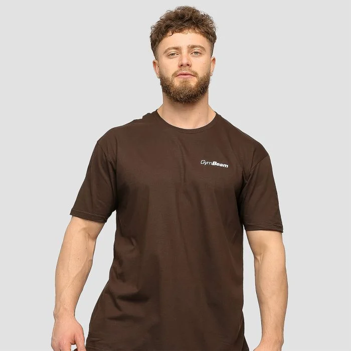 Muška majica Basic Chocolate Brown - GymBeam