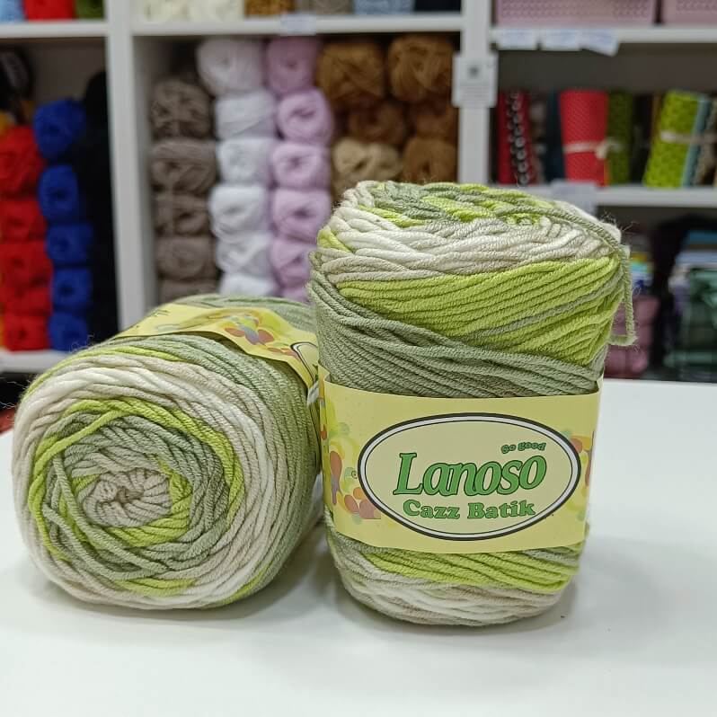 Lanoso cazz batik pastel zeleno krem 720