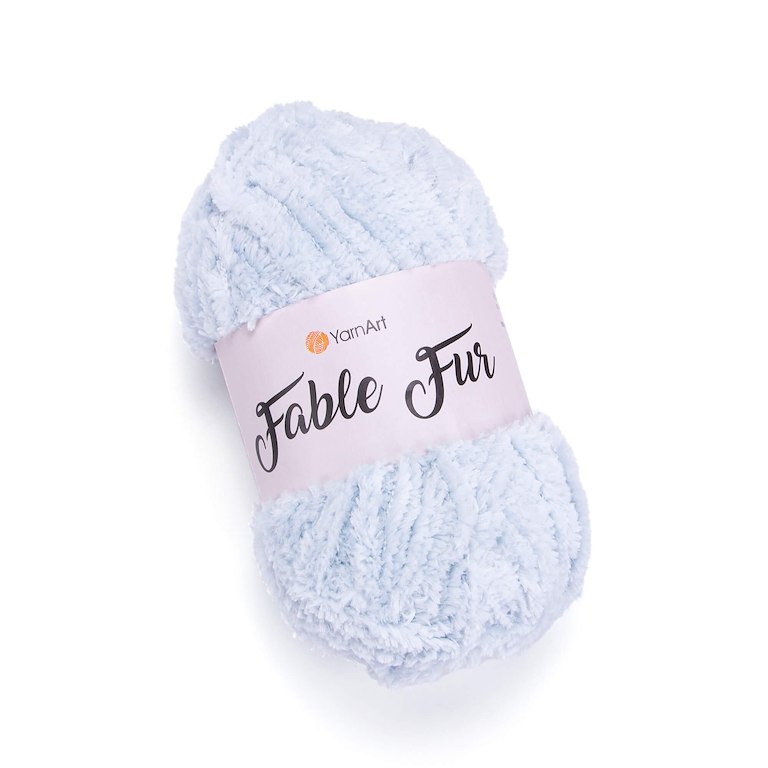 Fable fur vunica PASTELNO PLAVA