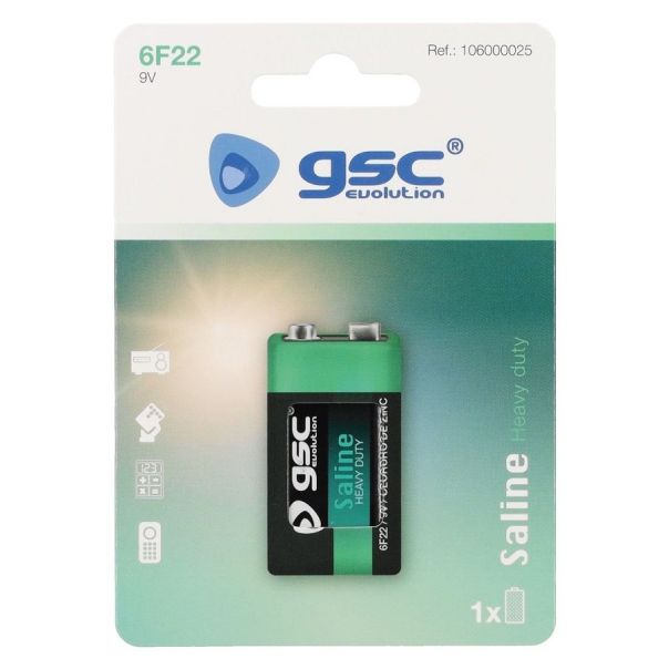 GSC Baterija 6F22 (9V) ZINK, blister, 1kom