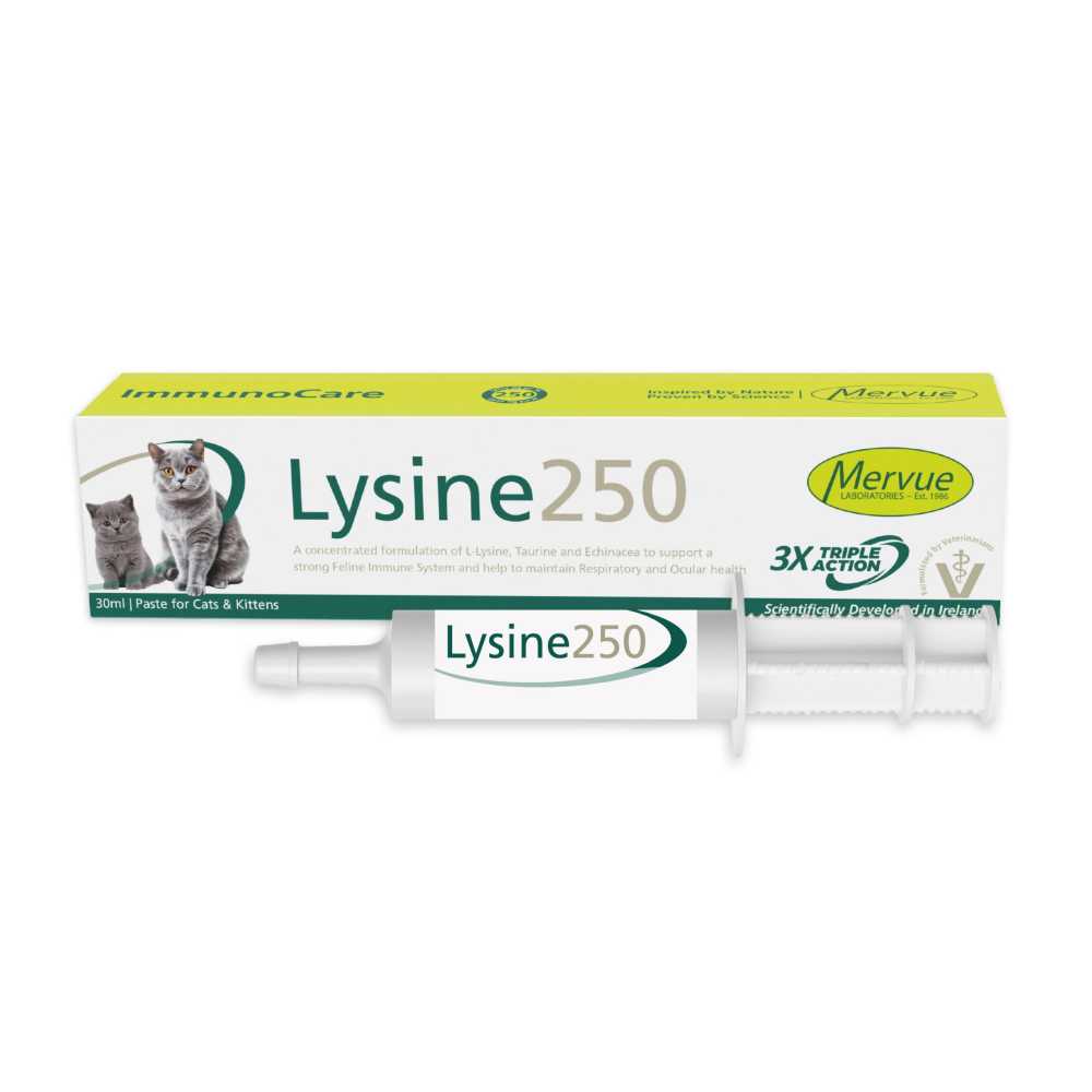 Mervue Lysine 250 gel podršku u kontroli mačijeg herpes virusa 30ml