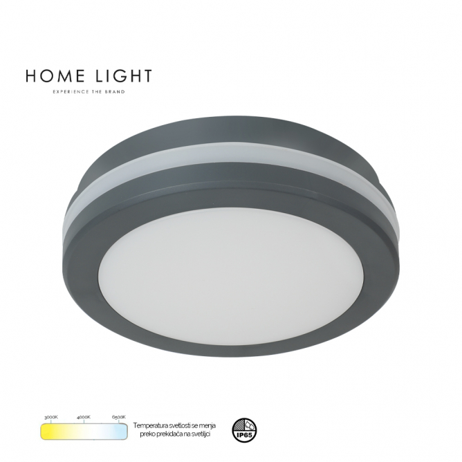 LED PLAFONJERA MONA-300-30W 3000/4000/6500K IP65 SIVA