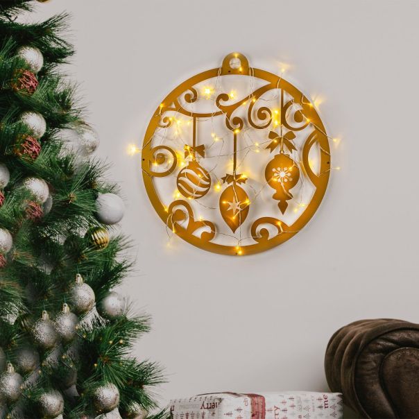 WALLXPERT Zidna dekoracija XMASGOLD 028
