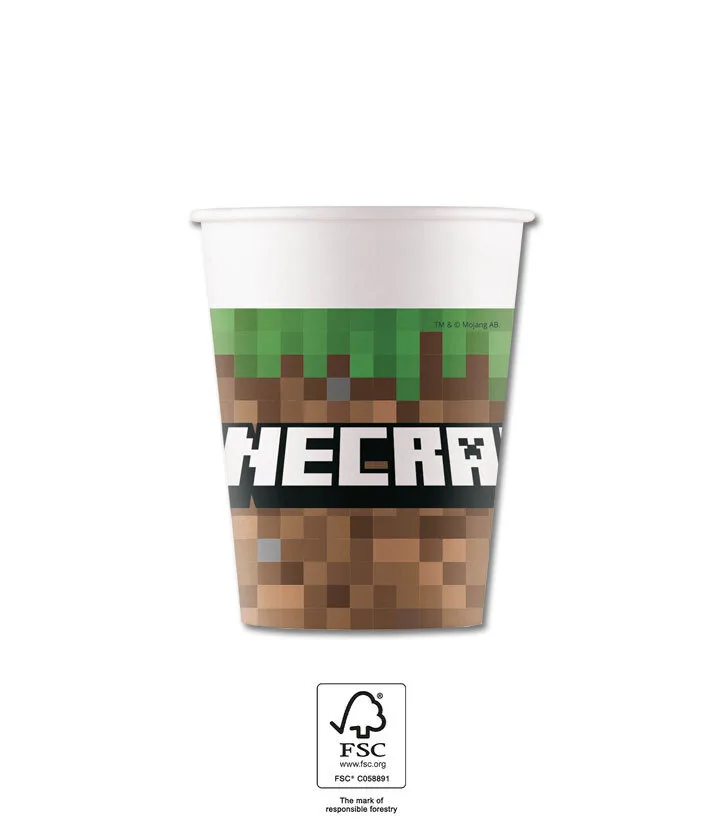 Minecraft čaše
