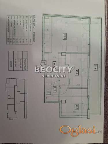 Novi Beograd, Bežanijska kosa, Pere Segedinca, 3.0, 85m2