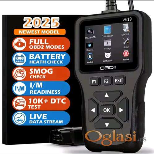 NOVO- V619 OBD2 Auto Dijagnostika
