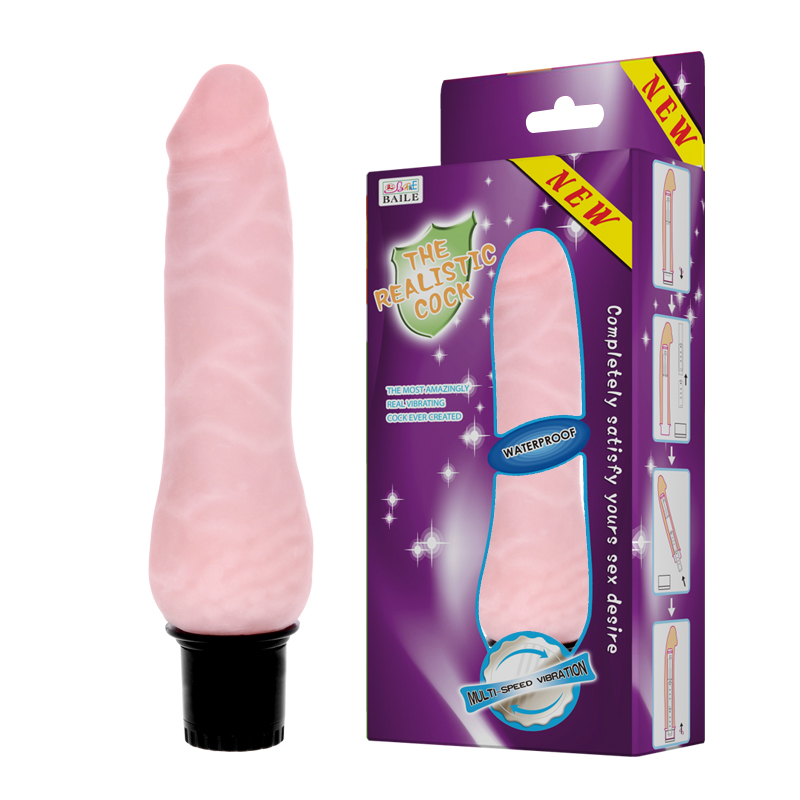 Roze vibrator od ekstra realističnog materijala BW 27001