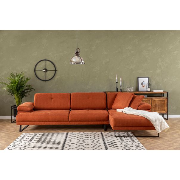 ATELIER DEL SOFA Ugaona garnitura Mustang Small, desna, narandžasta