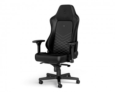 NOBLECHAIRS HERO Gaming stolica crno-platinum bela