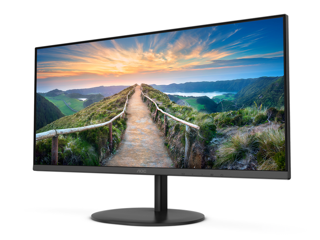 Monitor AOC 27 Q27V4EA, IPS, QHD, 75Hz, 4ms GtG, HDMI, DP, adaptive sync, VESAID: EK000776882