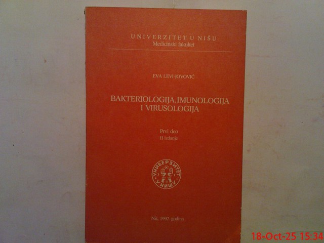 EVA LEVI JOVOVIC - BAKTERIOLOGIJA , IMUNOLOGIJA I VIRUS