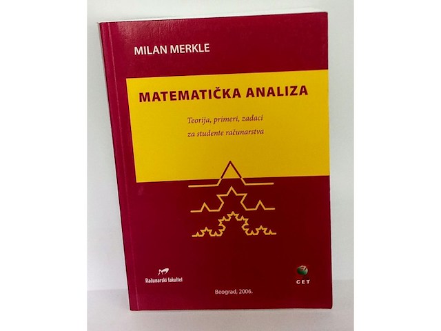 MATEMATIČKA ANALIZA - MILAN MERKLE