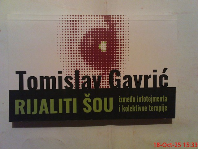 TOMISLAV GAVRIC -  RIJALITI  SOU
