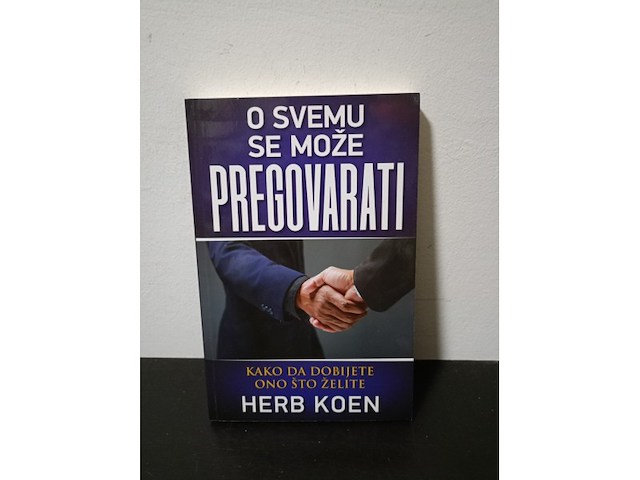 O svemu se može pregovarati - Herb Koen