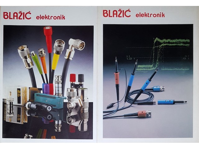 Katalozi `BLAŽIĆ ELEKTRONIK` Beograd Jugoslavija