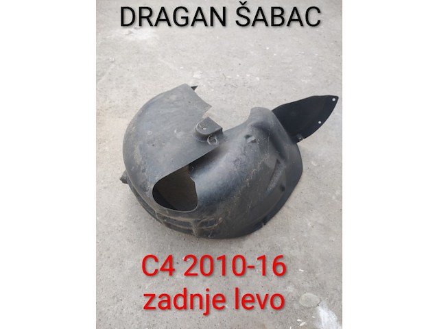 CITROEN C4 potkrilo zadnje levo 2010-2016