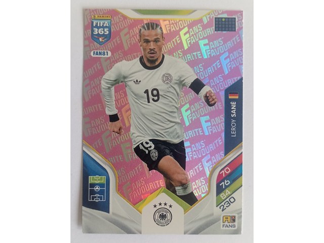 2026 FIFA 365 Adrenalyn XL Leroy Sane FF Pink Parallel