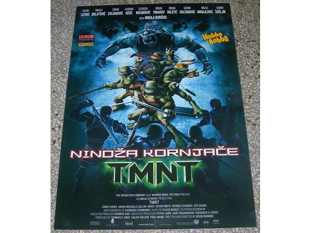 Nindža kornjače TMNT - filmski plakat