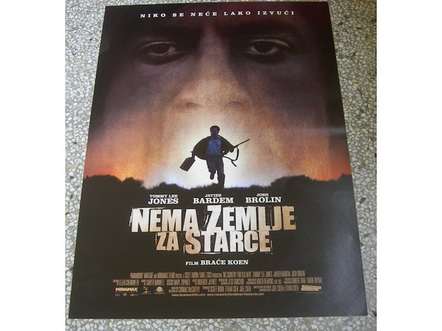 Nema zemlje za starce (Javier Bardem) - filmski plakat