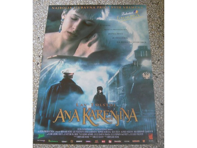 Ana Karenjina (Sophie Marceau) - filmski plakat