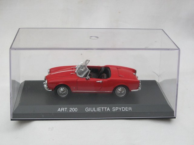 1:43 detail cars alfa romeo giulietta spider