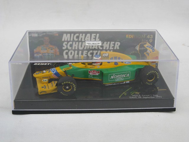 1:43 minichamps benetton ford B193 B
