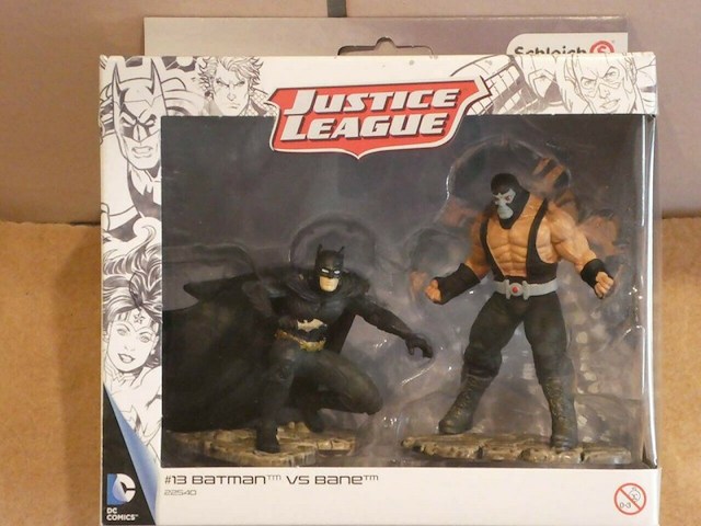 Batman vs. Bane Schleich Scenery Pack DC Comics