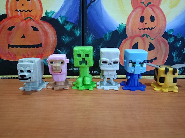 Minecraft kompletan set od 6 filmskih figura