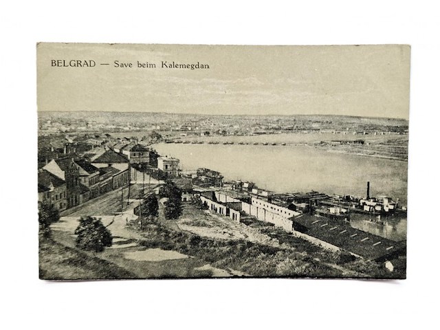 Beograd – Sava kod Kalemegdana, 1914. god.