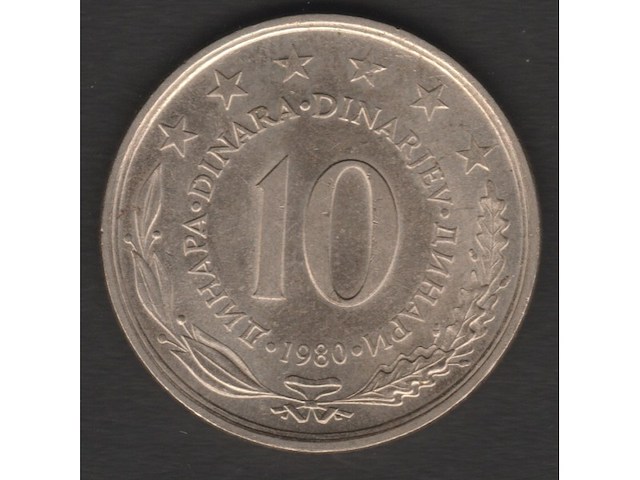 10 Dinara - 1980