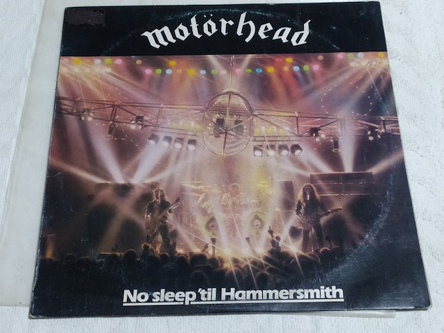 MOTORHEAD - No sleep till Hammersmith (LP, LIVE, 4-/4)
