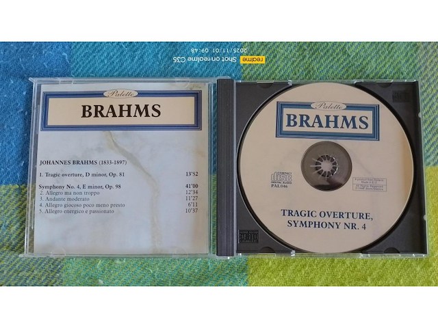 BRAHMS TRAGIC OVERTIRE SYMPHONY NR.4