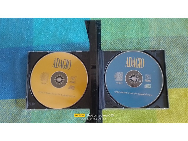2 CD ADAGIO SERENE CLASSICAL MUSIC