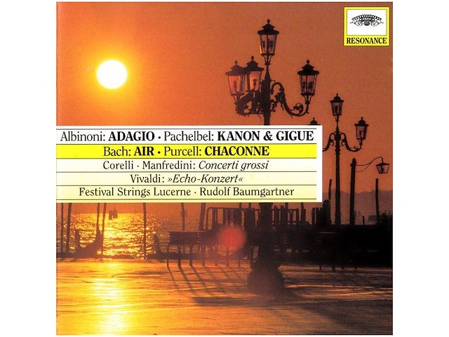 Albinoni · Pachelbel · Bach · Purcell · Corelli · Manfr