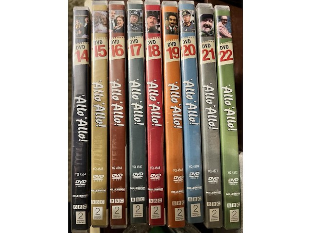 Allo Allo dvd serija (Alo Alo Rene)